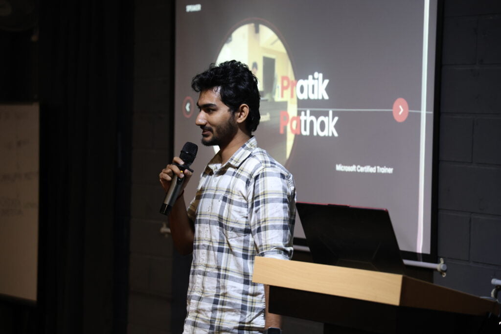 Speaker at ReactPlay! LLM into GenAI @GeekyAnts - Pratik Pathak