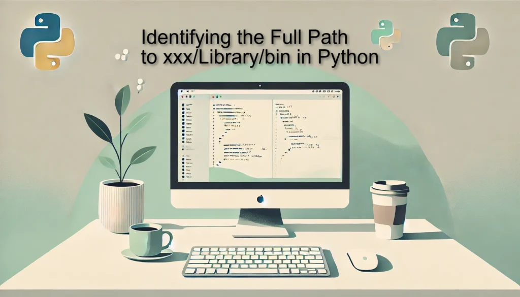 Identifying the Full Path to xxx/Library/bin in Python