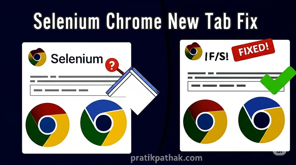 Solved Selenium 425 Opens Chrome 136 With Existing Profile To New Tab Instead Of Navigating