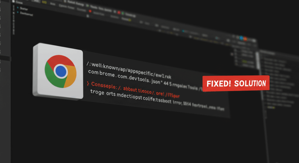 [Fixed] No route matches URL "/.well- known/appspecific/com.chrome.devtools.json" - Pratik Pathak