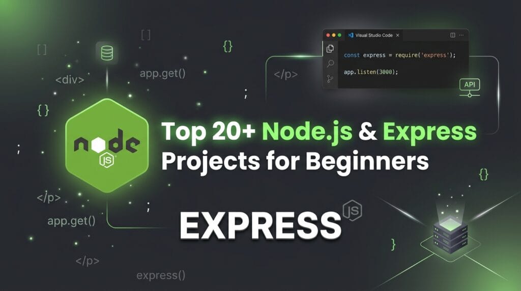 Top 20+ Node.js & Express Projects for Beginners with Source Code [2026 ...